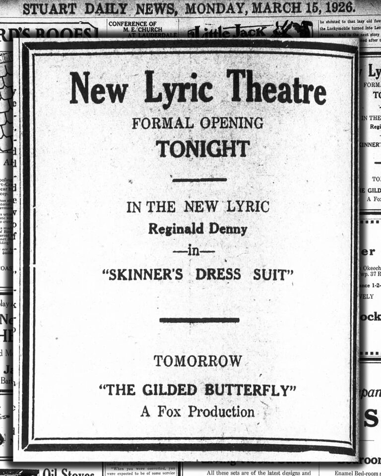 Stuart’s Three Lyric Theatres - The 1895 Church of StuArt