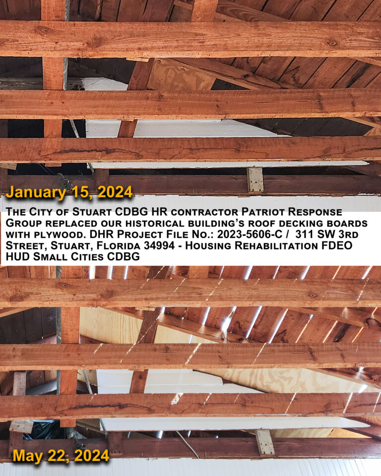 The City of Stuart CDBG HR Program - The Roof with the Fake Roof Ridge ...